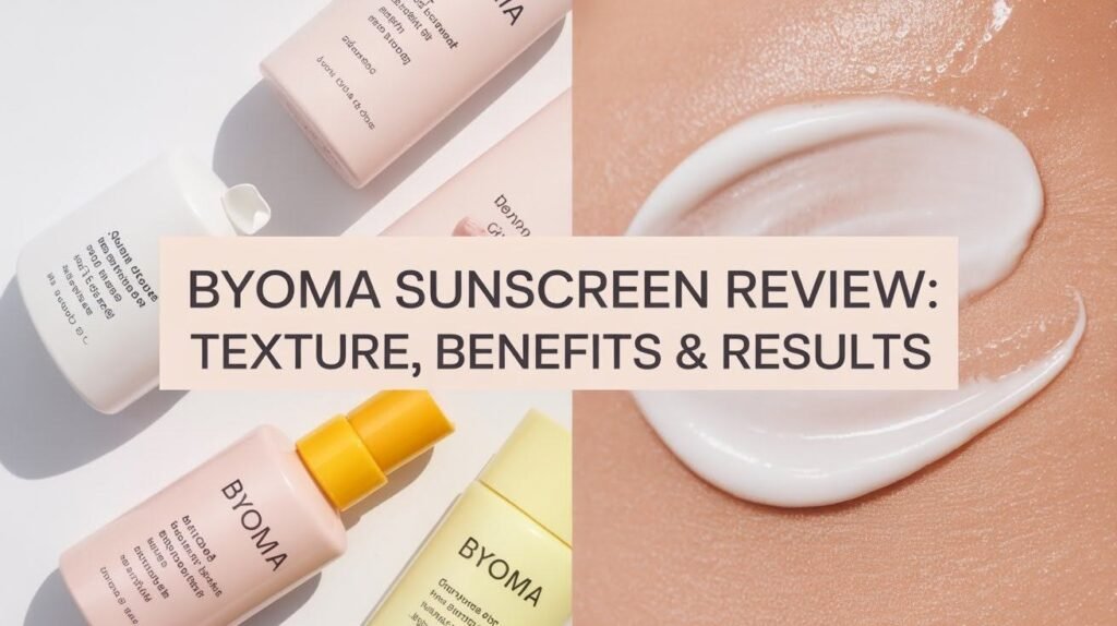 Byoma Sunscreen Review: Texture, Benefits & Results - TheTropicalBuzz
